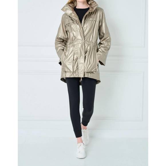 ANORAK | Jackets & Coats | New Anorak Metallic Rain Jacket In Gold ...